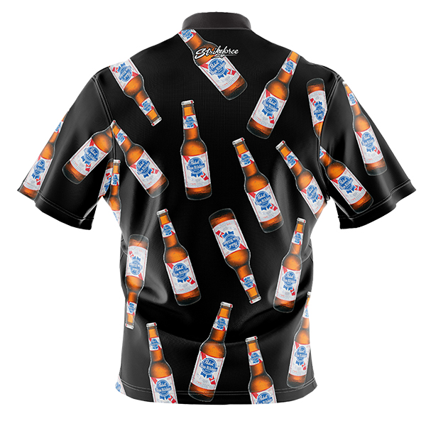 Pabst Bottles bowling jersey