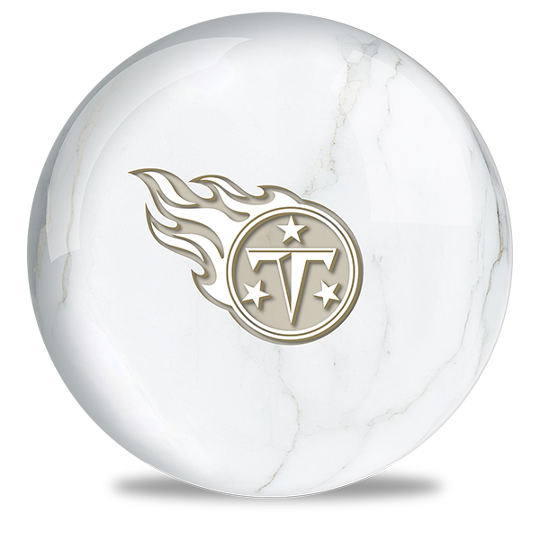 Tennessee Titans regulation NFL bowing ball white marble design
