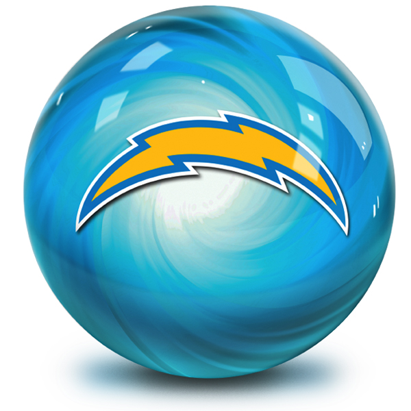 Los Angeles Chargers Bowling Ball