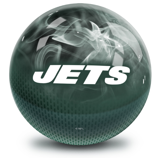 New York Jets regulation NFL bowing ball on fire design