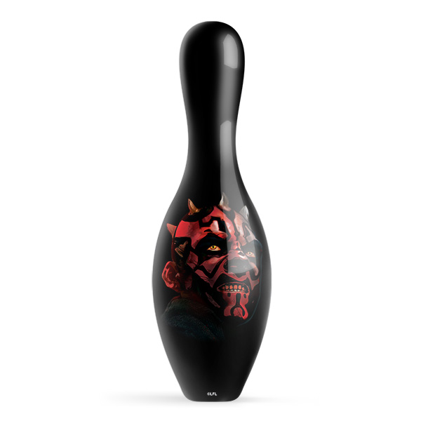 Disney Star Wars Evil villain Darth Maul regulation size bowling pin