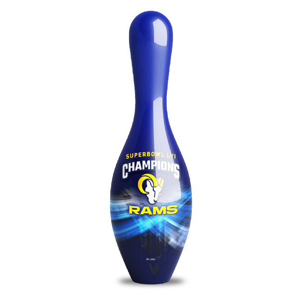 Super Bowl LVI Champion LA Rams bowling ball bowling Pin