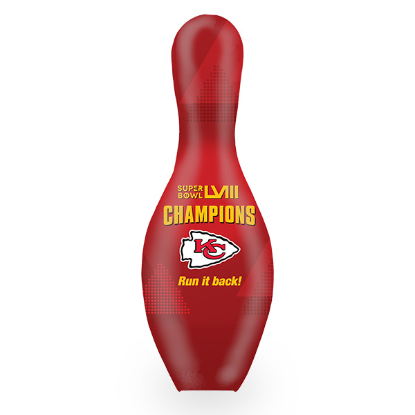 Super Bowl LVIII Champion KC Chiefs bowling Pin