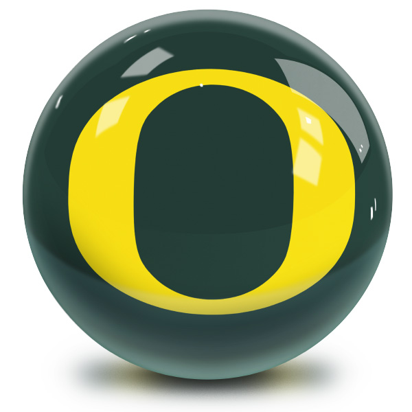 University of oregon ducks Plastic Bowling Ball, ncaa, oregon ...