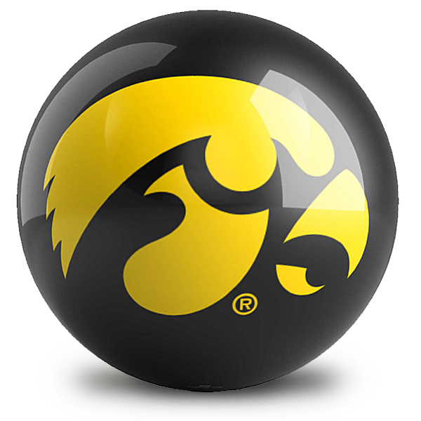 University of Iowa Bowling Ball