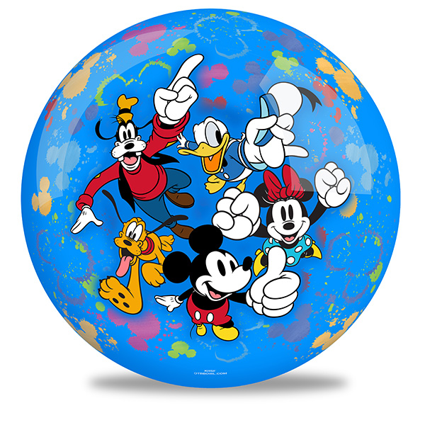 Disney characaracter Mickey Mouse and Friends bowling ball polyester ...