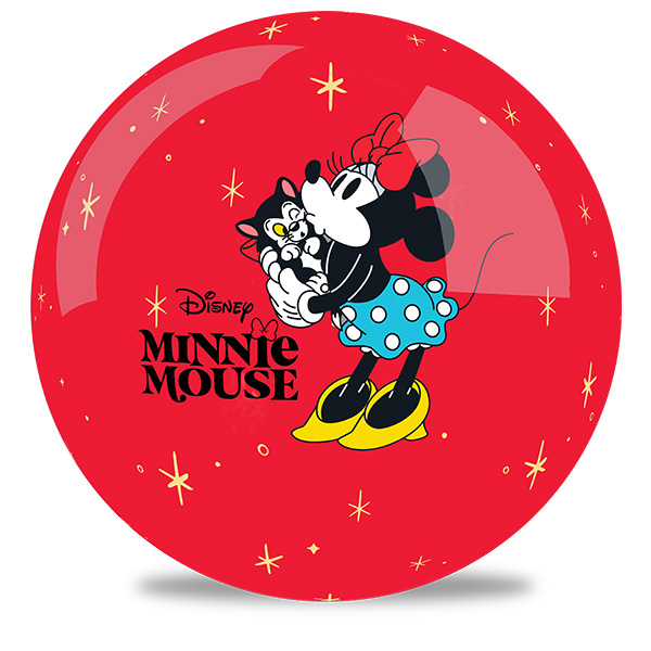 Disney character minnie mouse bowling ball polyester spare ball drillible