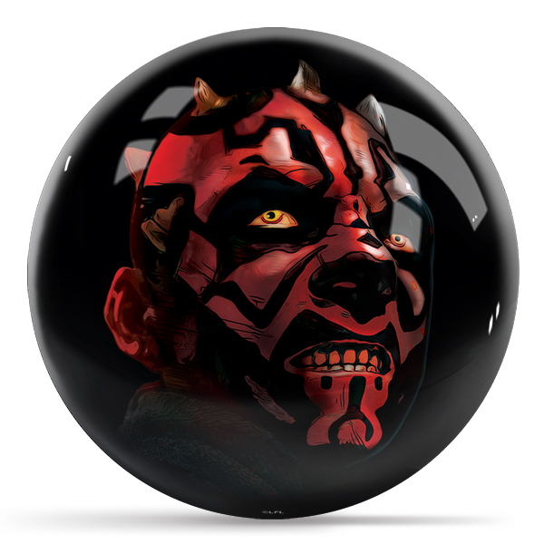Disney Lucas Star Wars villan Darth Maul bowling ball polyester spare ...