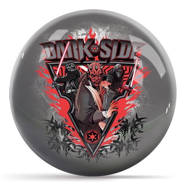 Disney Lucas Star Wars Dark Side villan Darth Maul bowling ball ...