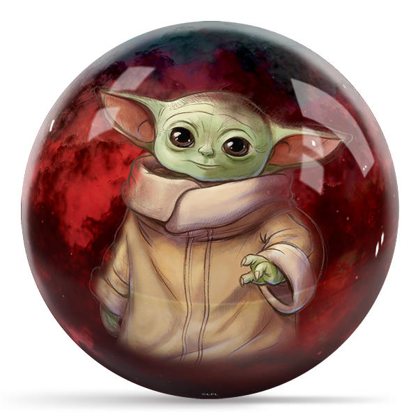 Disney Lucas Star Wars Grogu Din Djarin Mandalorian bowling ball ...