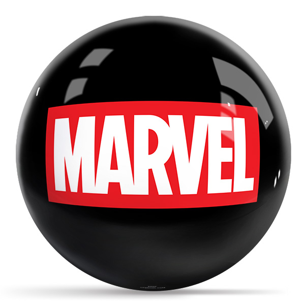 Marvel classic logo bowling ball polyester spare ball drillable