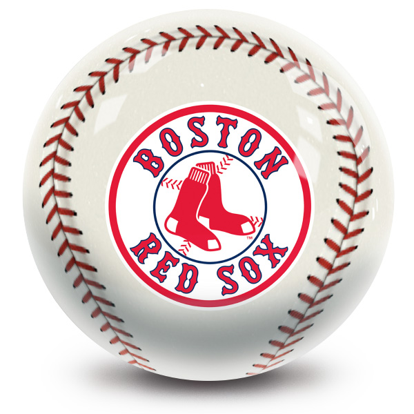 MLB Boston Red Sox baseball designed regulation size bowling ball