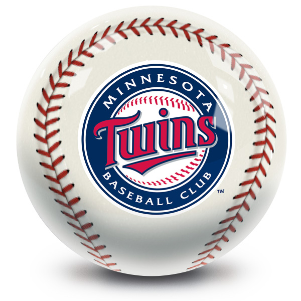 MLB Minnesota Twins baseball designed regulation size bowling ball