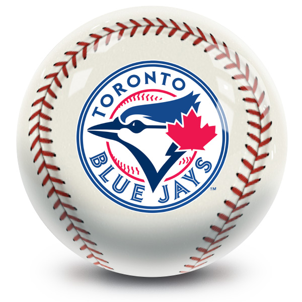 MLB Toronto Blue Jays baseball designed regulation size bowling ball