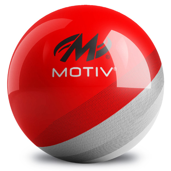 Motiv Velocity red grey spare ball plastic bowling ball