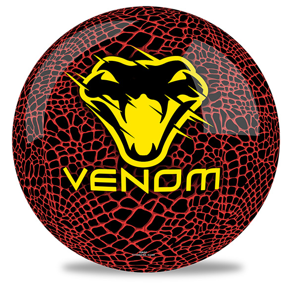 Motiv venom red yellow spare ball bowling ball Motiv plastic Bowling balls