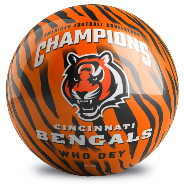 Cincinnati Bengals AFC Championship bowling ball