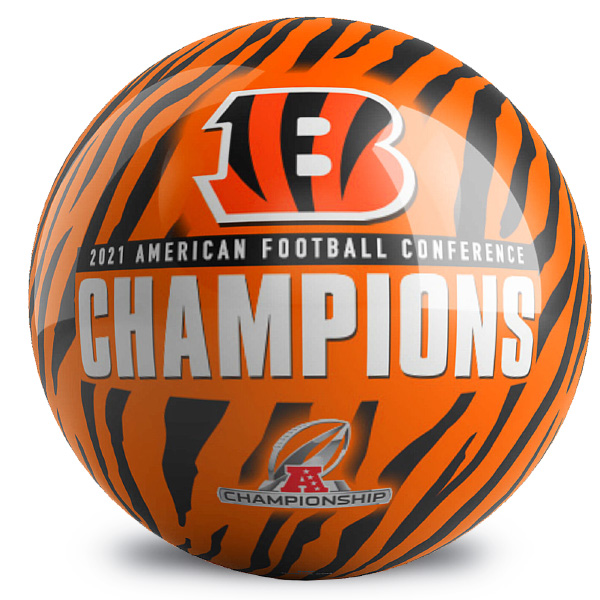 Cincinnati Bengals AFC Championship bowling ball