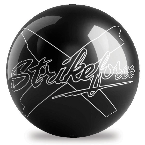 Strikeforce Hybrid Spare regulation size plastic bowling ball