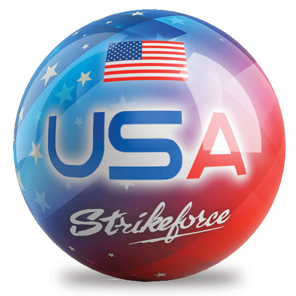 Strikeforce USA Spare regulation size plastic bowling ball