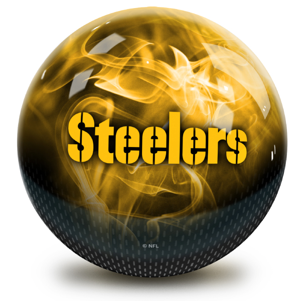 Pittsburgh Steelers regulation NFL bowing ball on fire design