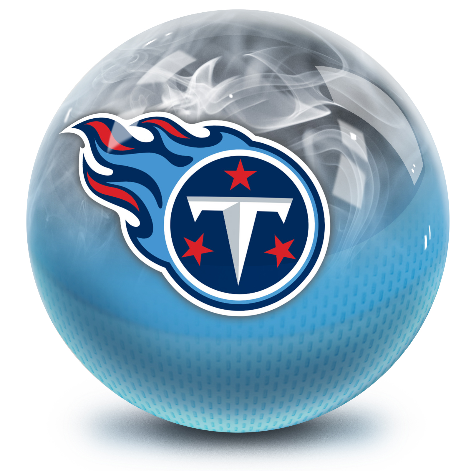 Tennessee Titans regulation NFL bowing ball on fire design